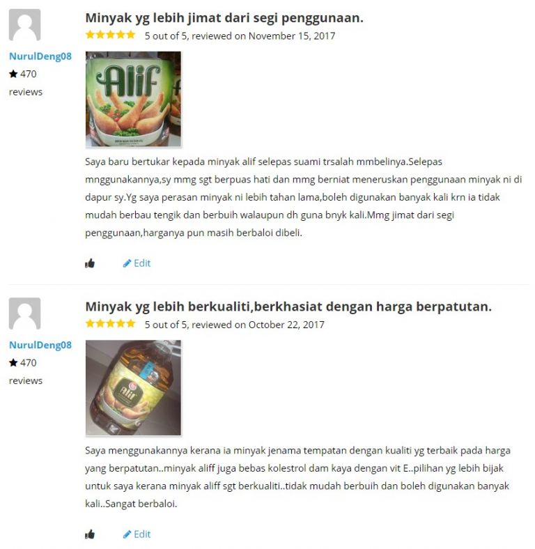 There's So Much To Love About Alif Cooking Oil! (2025)