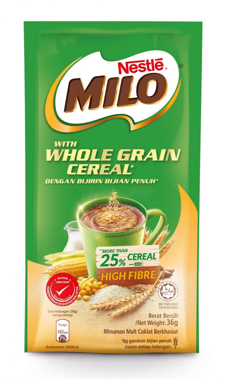 New MILO® with Whole Grain Cereal: Breakfast drink of champions that is ...