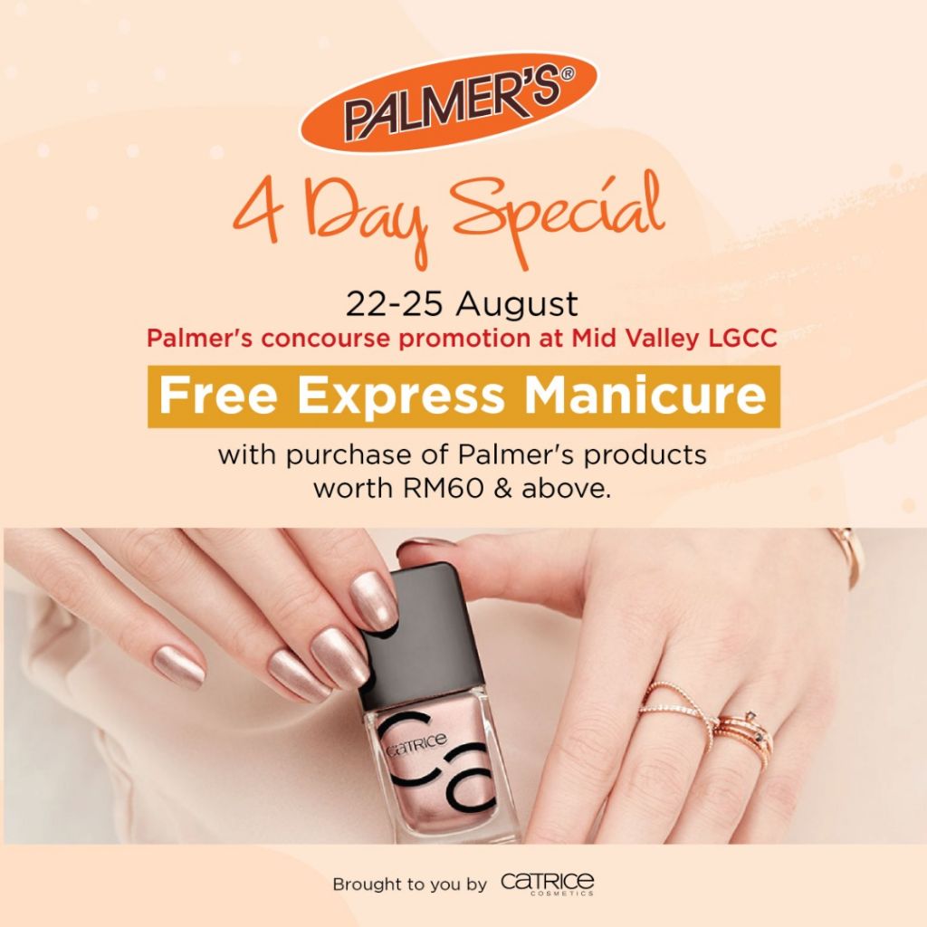 Palmer's Concourse Promotion at Mid Valley (19-25 Aug) (2026)