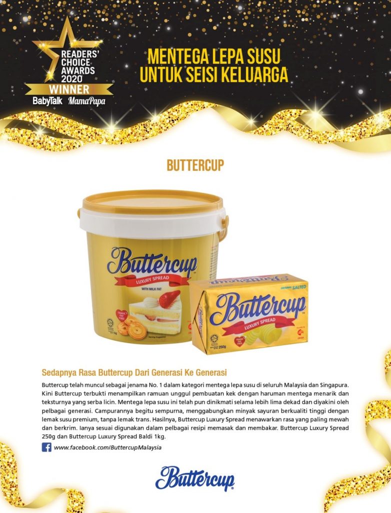 Bahan Yang Terkandung Dalam Buttercup (2025) - 100Comments - Product ...